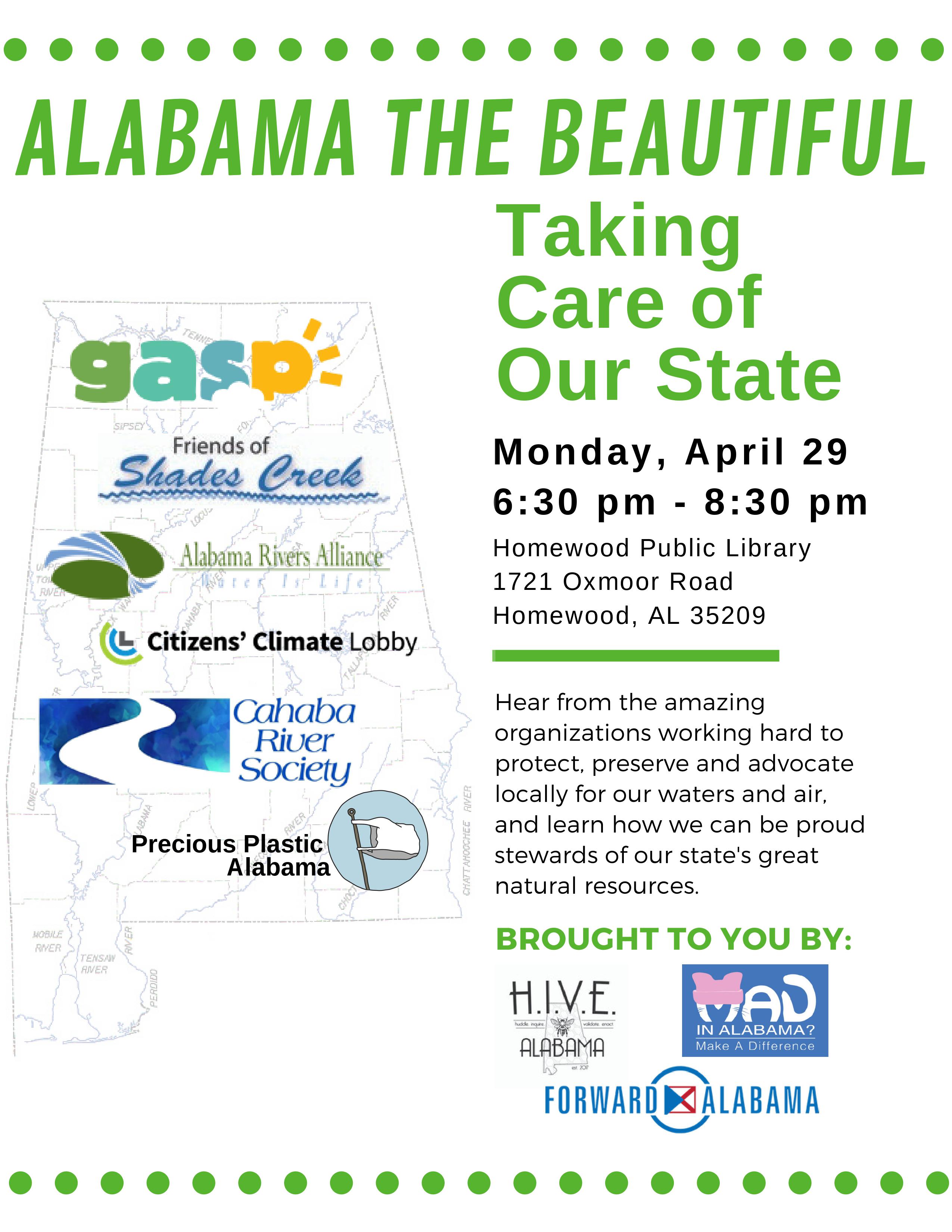 Alabama the Beautiful: Taking Care of our State | HIVE Alabama